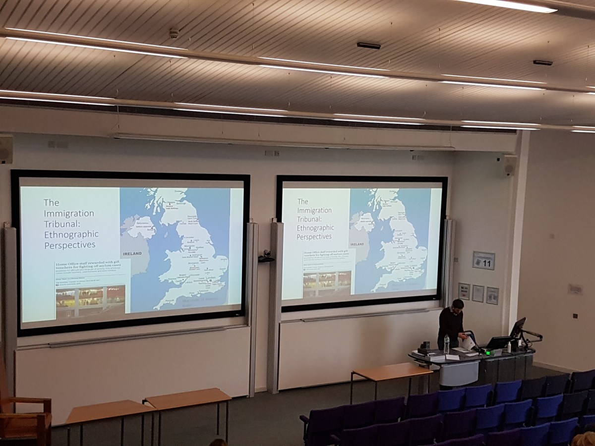 Prof. Gill’s Lecture on Ethnography in Tribunals – ASYFAIR